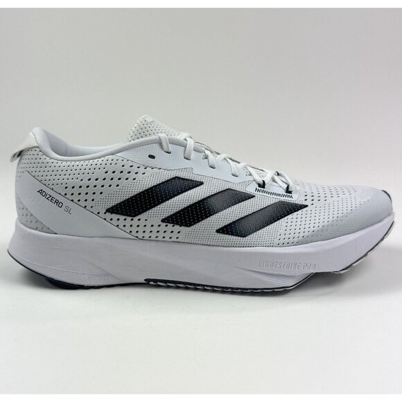 adidas | Shoes | Adidas Adizero Sl Mens White Black Low Top Running ...